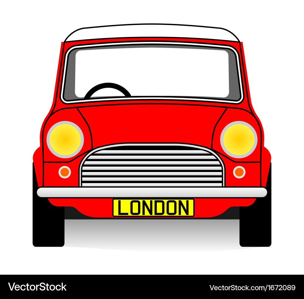 Red mini Royalty Free Vector Image - VectorStock