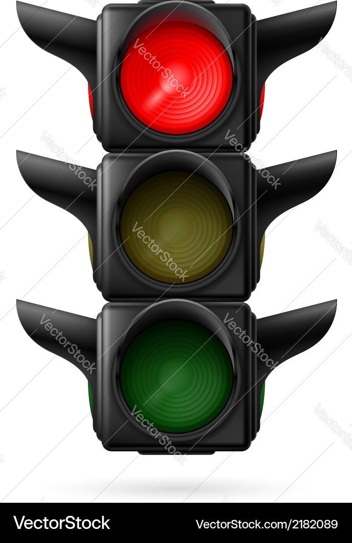 Stoplight Royalty Free Vector Image - VectorStock