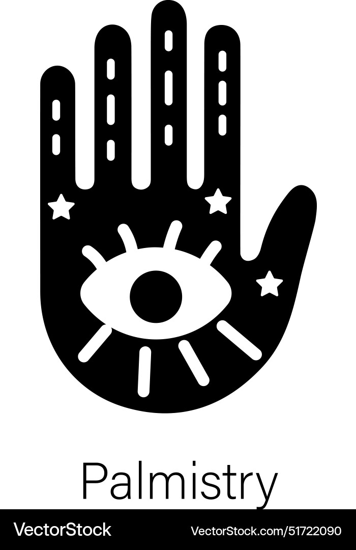 Palmistry Royalty Free Vector Image - VectorStock