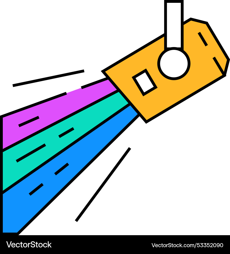 Pop disco party icon color Royalty Free Vector Image