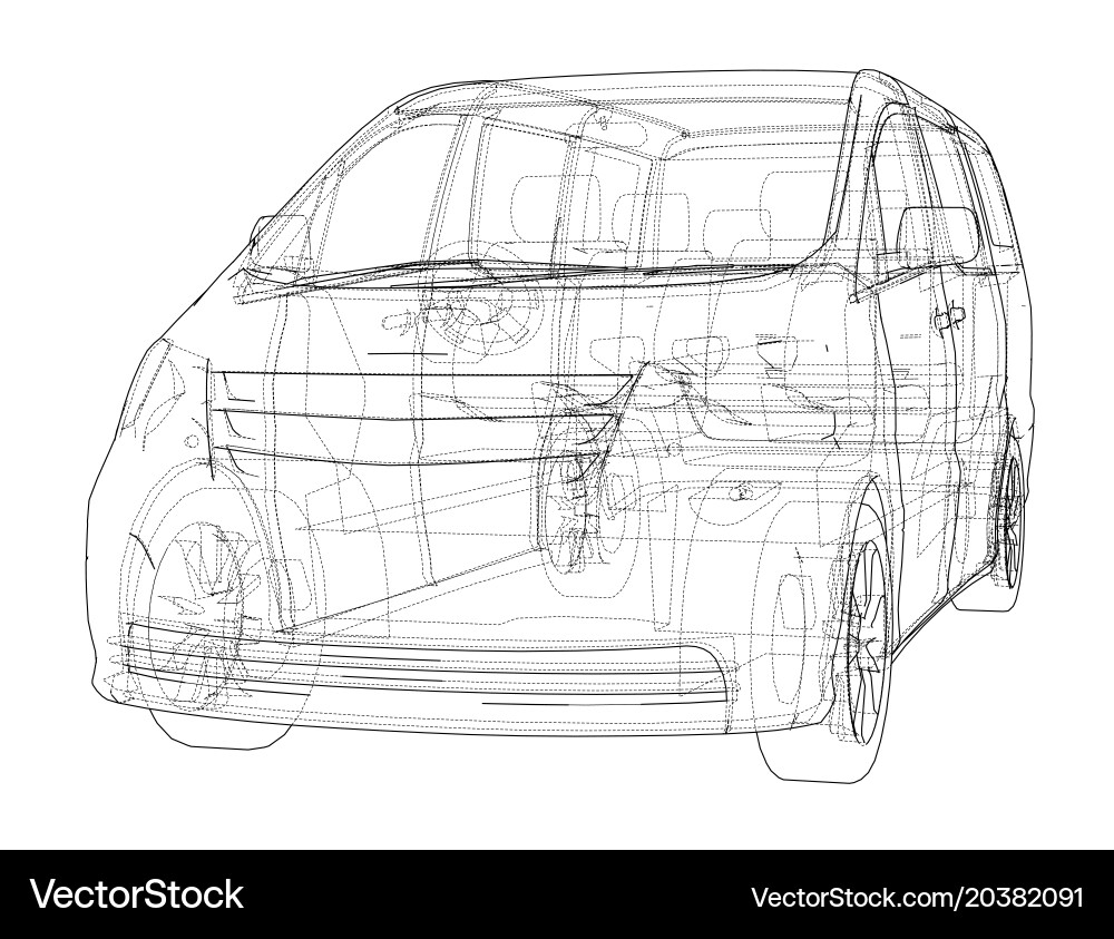Concept car Royalty Free Vector Image - VectorStock