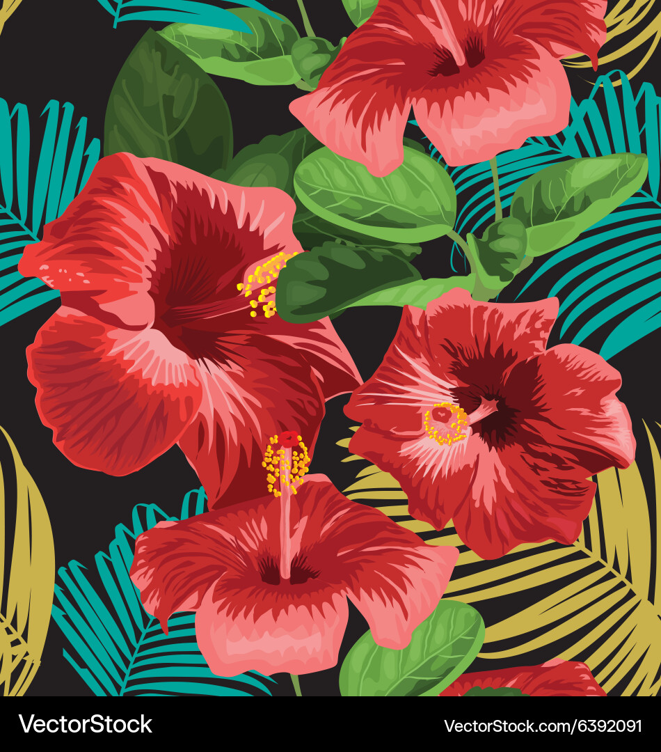 Hibiscus Royalty Free Vector Image - VectorStock