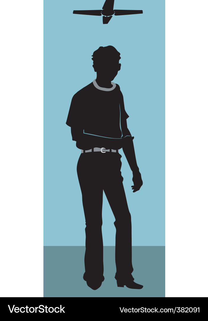 Silhouette Royalty Free Vector Image - VectorStock