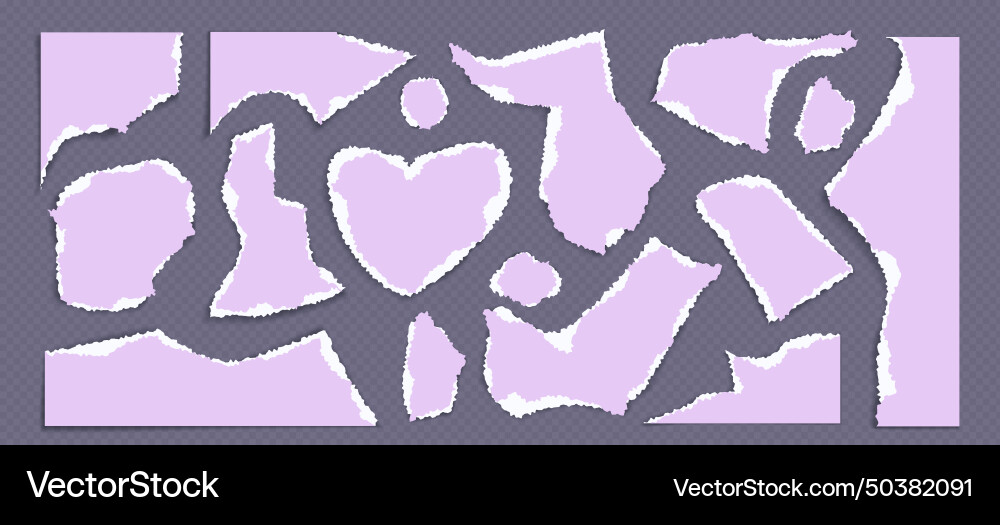 Torn newspaper paper piece cut for collage Vector Image