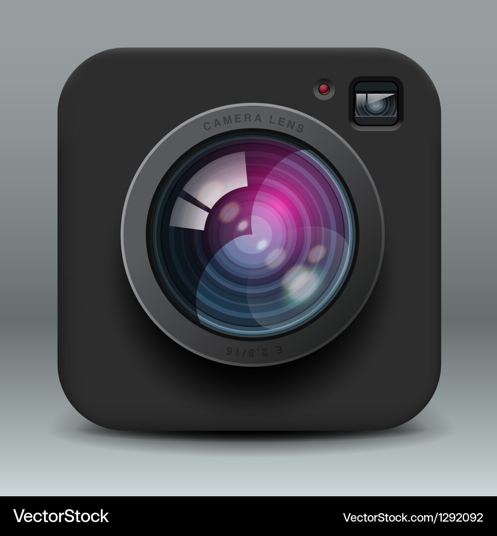 Black Camera Icon Royalty Free Vector Image - VectorStock