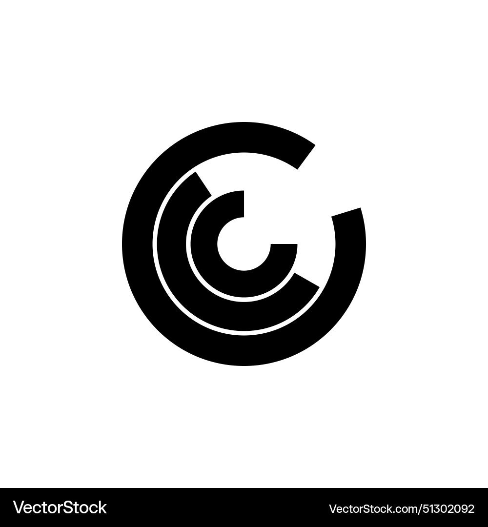 Cycle arrow diagram presentation geometric graph Vector Image