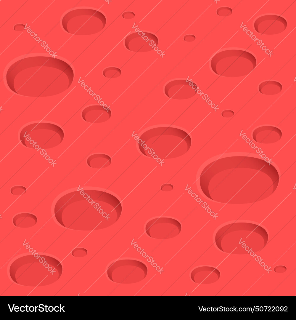 Isometric planet surface seamless pattern Vector Image