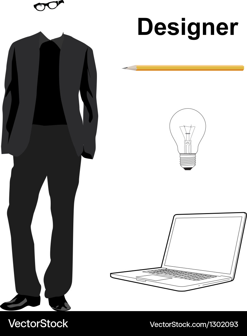 Designer Royalty Free Vector Image - VectorStock