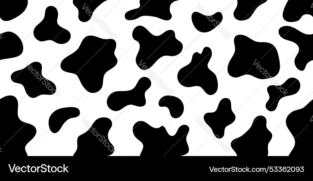 Image of a cow pattern Royalty Free Vector Image