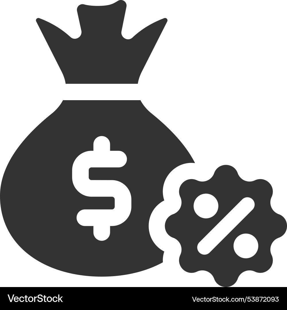 Loan icon Royalty Free Vector Image - VectorStock