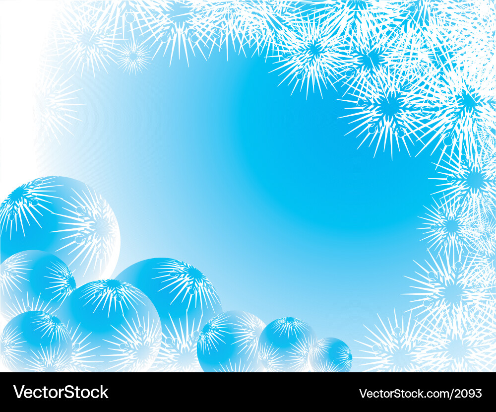 Winter Snowflake Background Royalty Free Vector Image