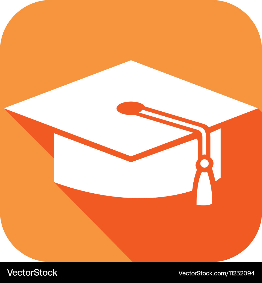Graduation cap icon Royalty Free Vector Image - VectorStock
