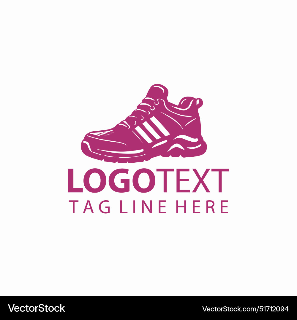 Sneaker logo Royalty Free Vector Image - VectorStock