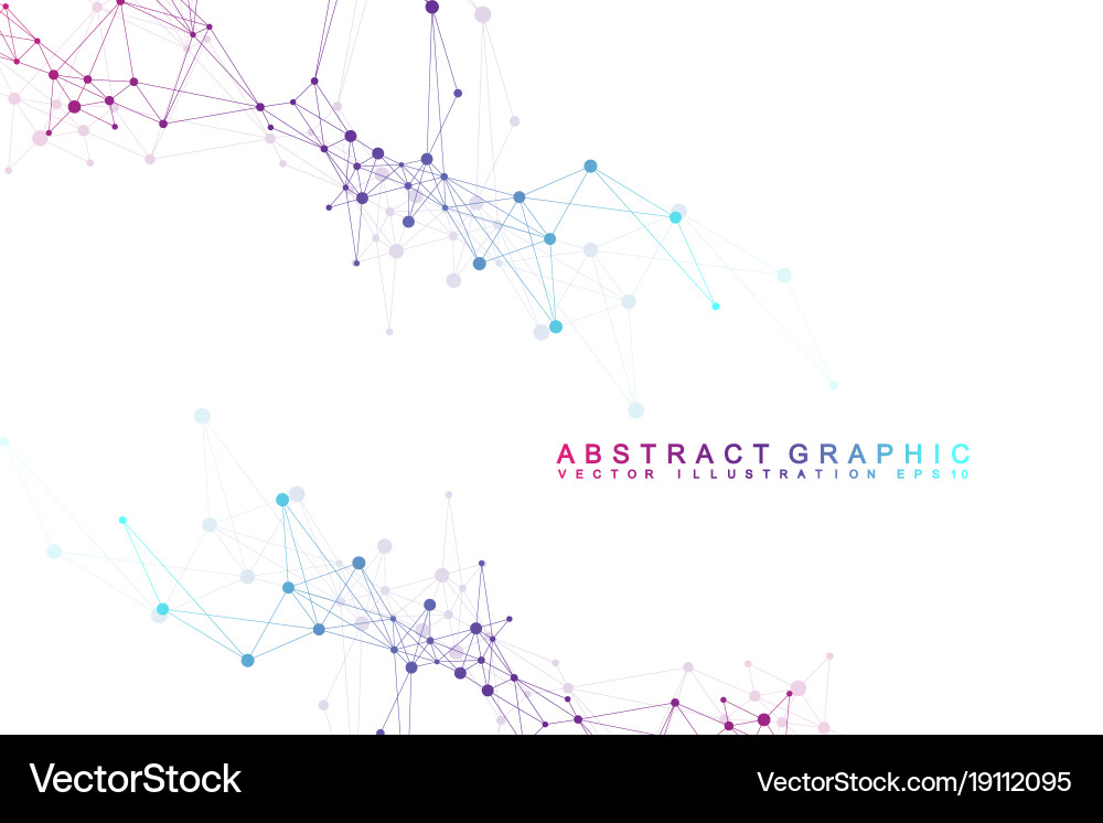 Futuristic background communication globalization Vector Image