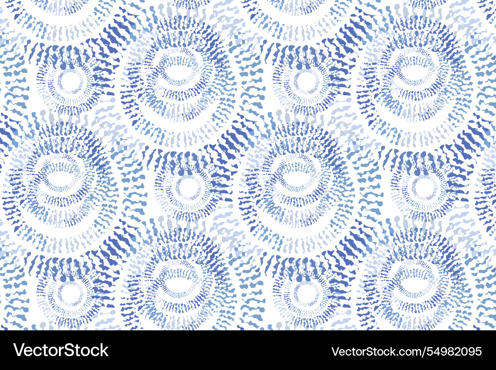 Watercolor shibori pattern Royalty Free Vector Image