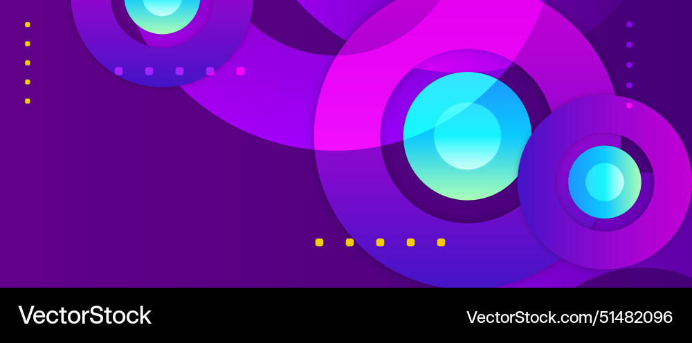 Blue and purple violet abstract banner Royalty Free Vector