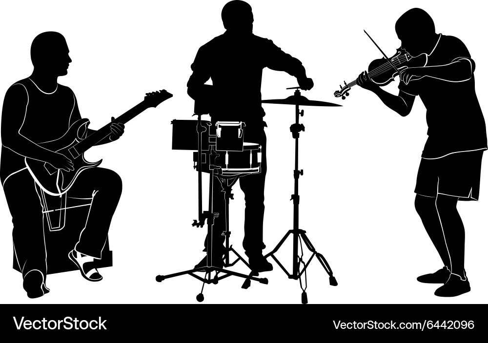 Musicians Royalty Free Vector Image - VectorStock