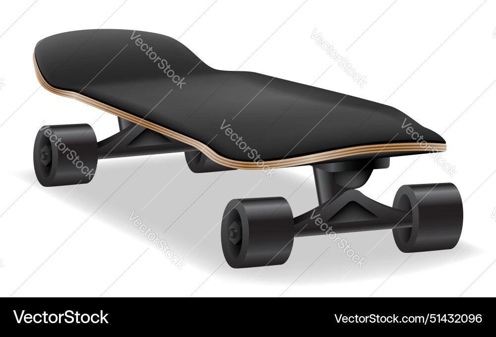 Skateboard for extreme sports and active Vector Image