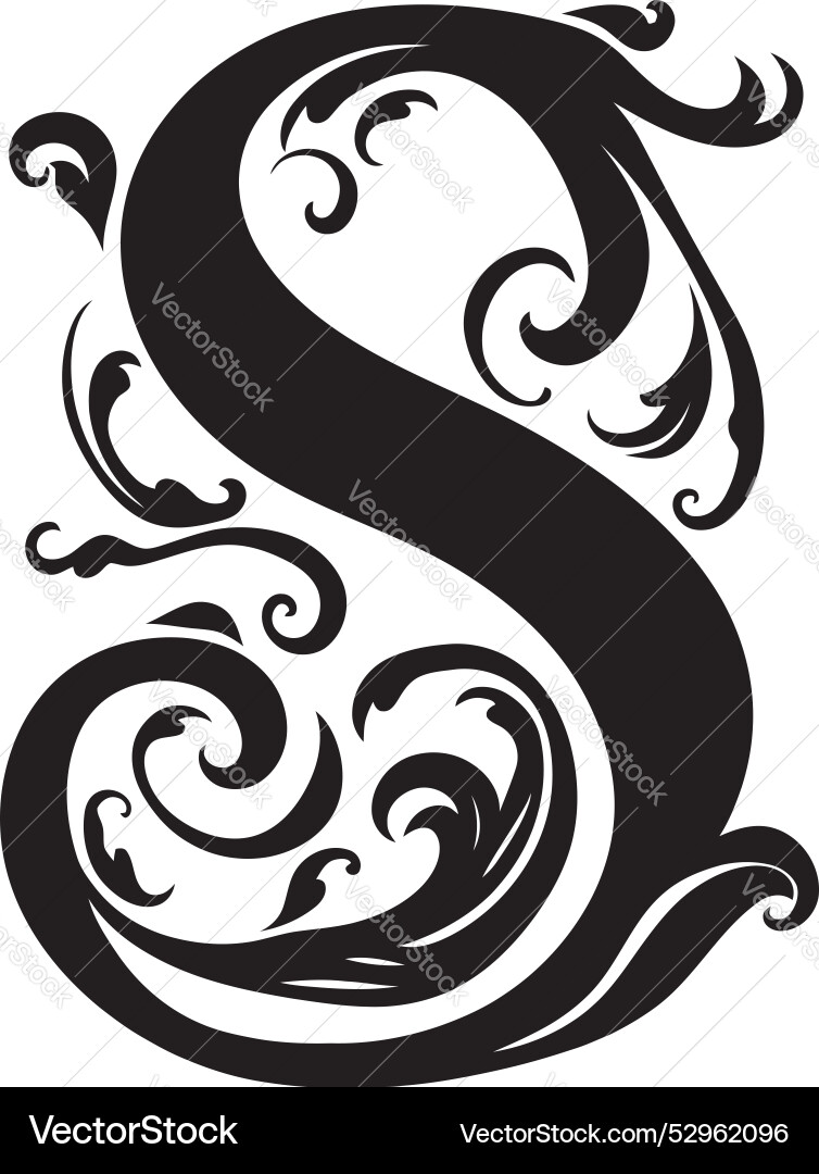 Stylish Letter S Vector Images (over 7,900)
