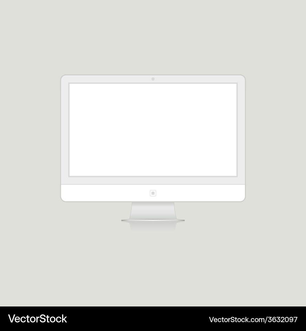 Computer monitor Royalty Free Vector Image - VectorStock