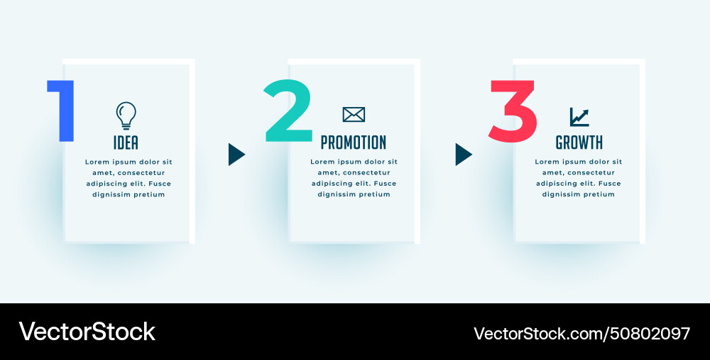 Corporate infographic success timeline banner Vector Image