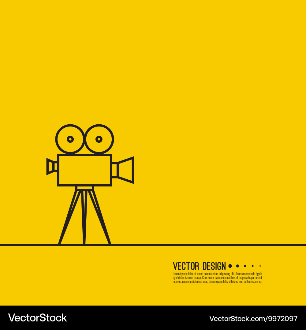 Movie projector Royalty Free Vector Image - VectorStock