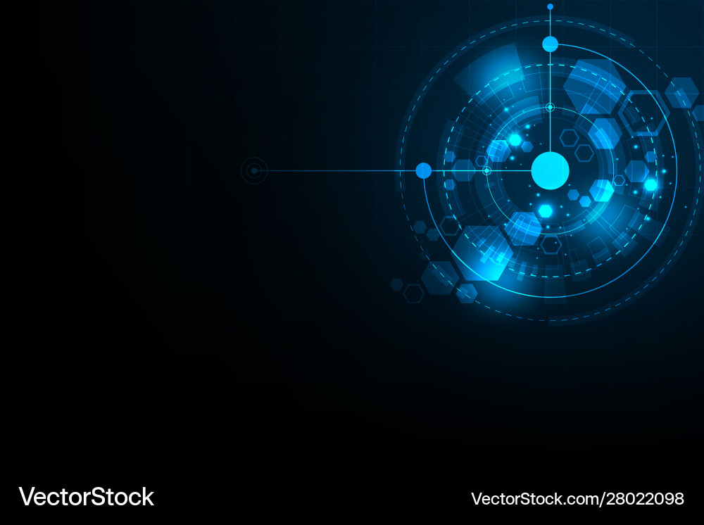 Background in concept technology Royalty Free Vector Image