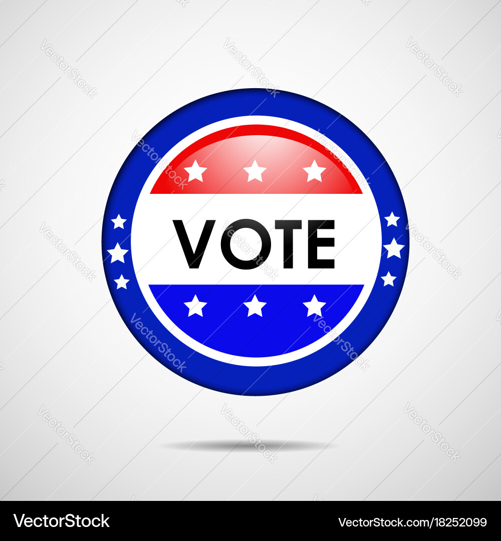 Election day background Royalty Free Vector Image