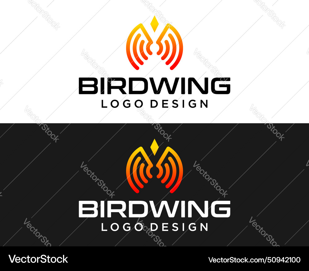 Birdwing logo Royalty Free Vector Image - VectorStock