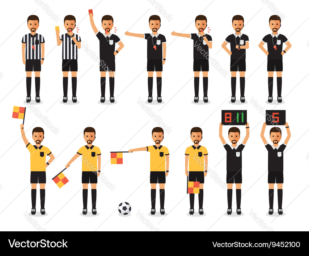 Character Referee Vector Images (over 3,700)