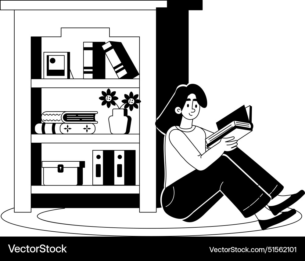 Book study Royalty Free Vector Image - VectorStock