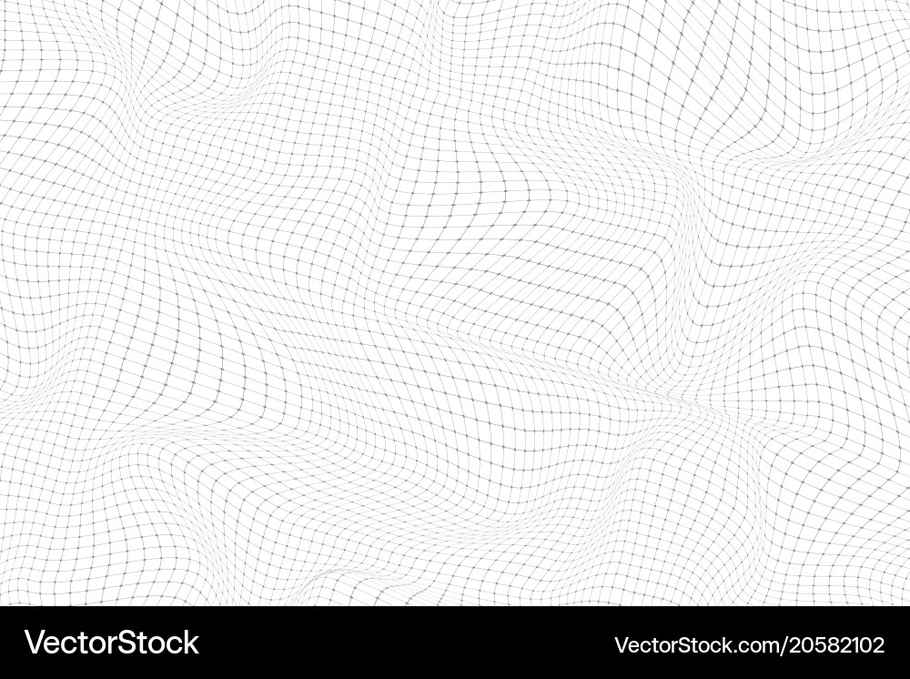 Abstract digital landscape with particles dots Vector Image