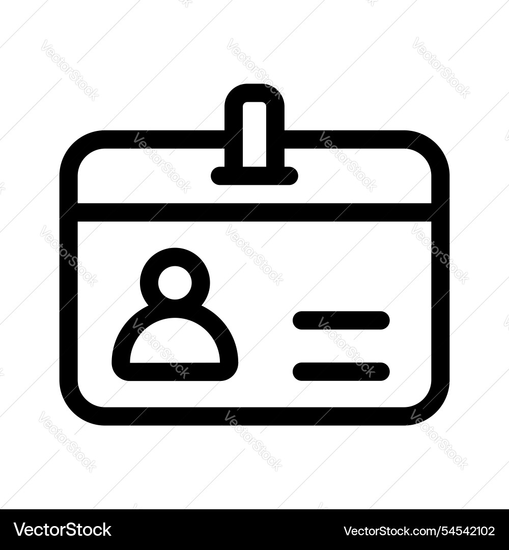 Id card Royalty Free Vector Image - VectorStock