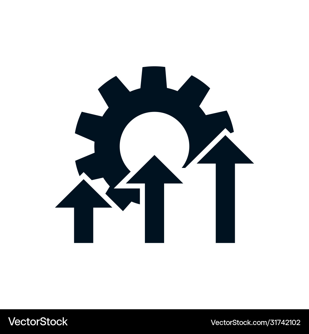 Improvement icon symbol creative sign from Vector Image