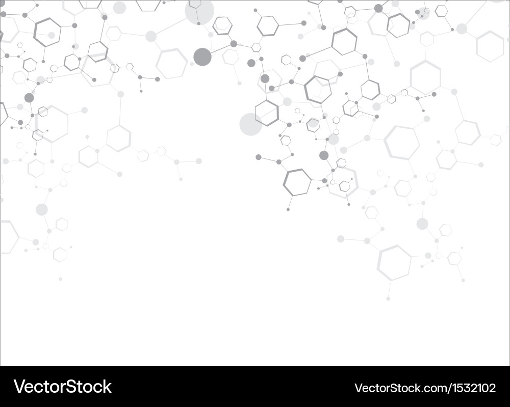 Molecular structures Royalty Free Vector Image