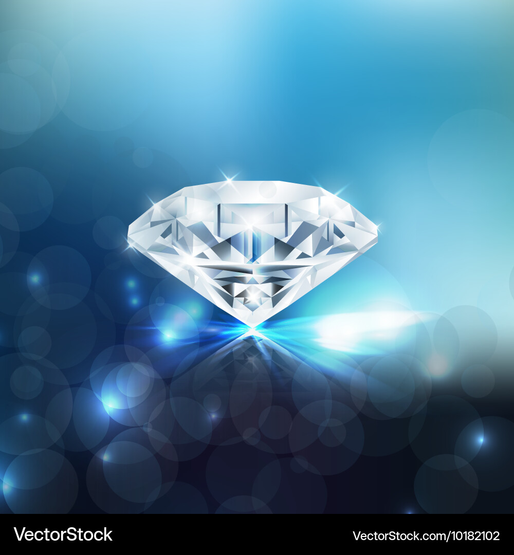 Shiny diamond background Royalty Free Vector Image