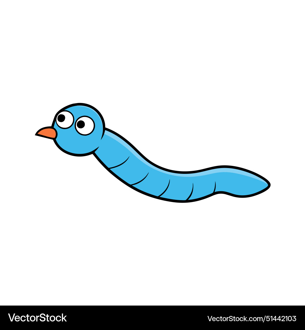 Antarctic scale worm flies icon Royalty Free Vector Image