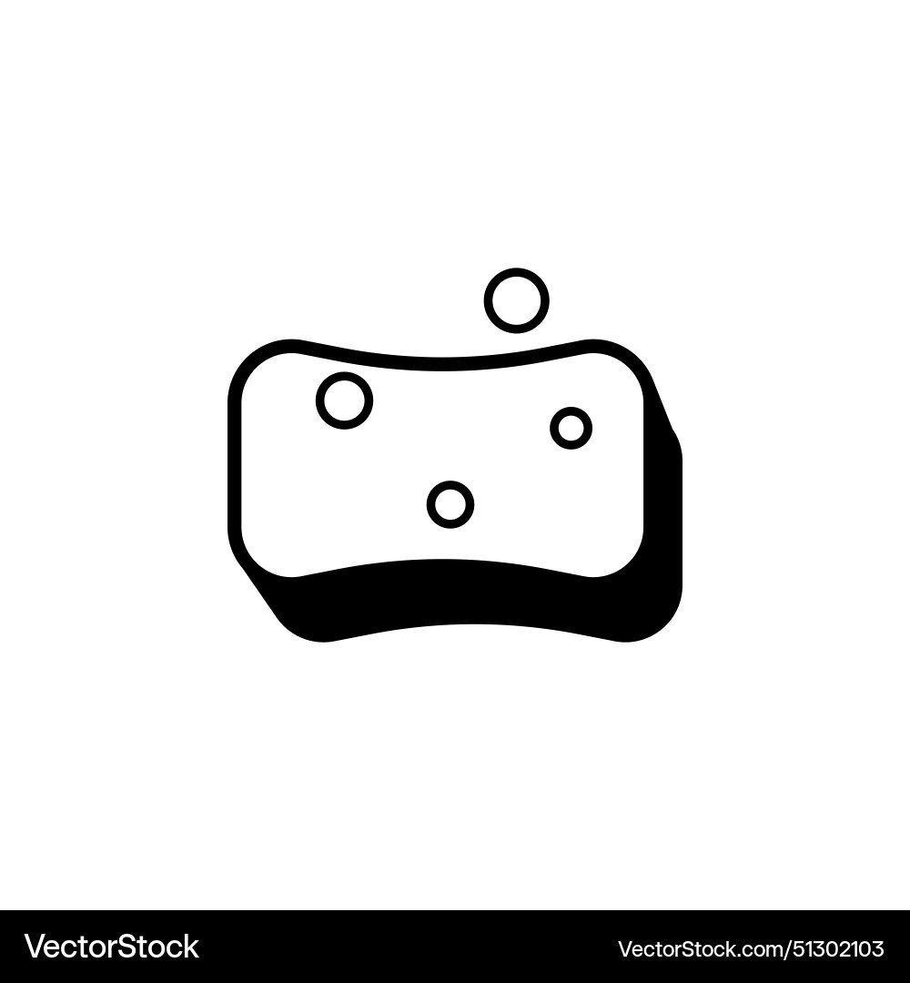 Cleaning scrub sponge cleanser washing washcloth Vector Image