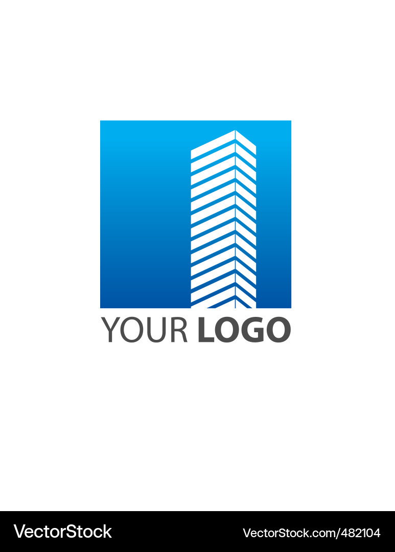 Template mark company Royalty Free Vector Image