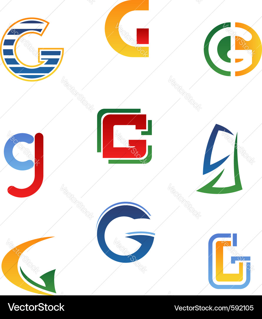 Alphabet symbols Royalty Free Vector Image - VectorStock