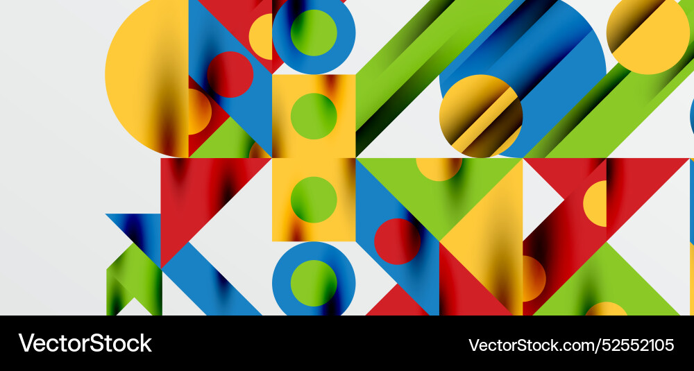 Geometric neo patterns abstract background Vector Image