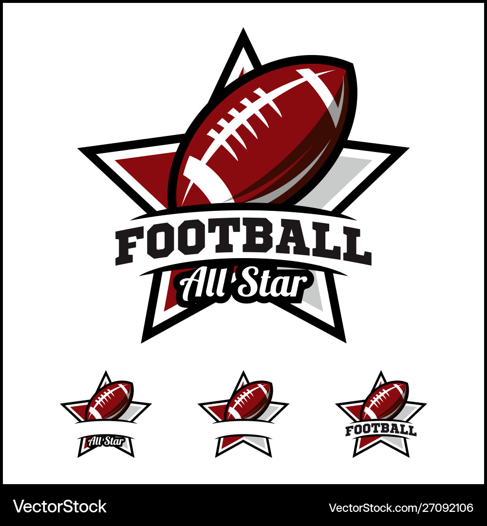 Football Team Logo With Star