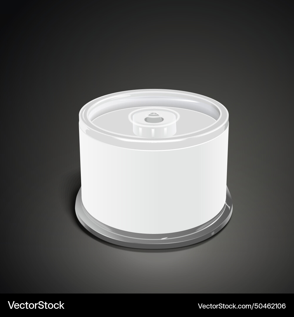 Blank cd container Royalty Free Vector Image - VectorStock