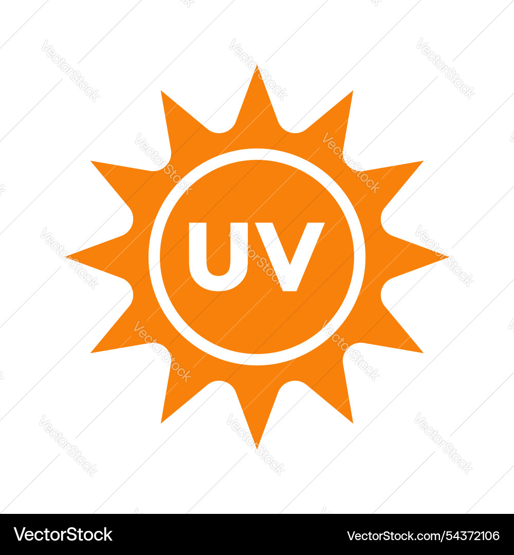 Uv sign Royalty Free Vector Image - VectorStock