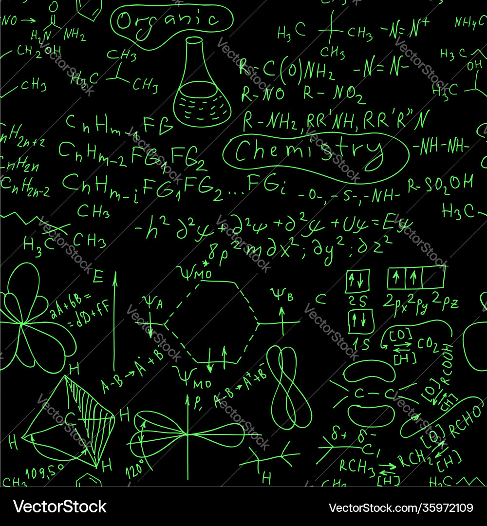 008-b-chemistry Royalty Free Vector Image - VectorStock