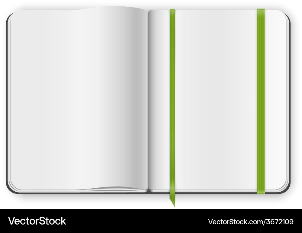 Copybook template Royalty Free Vector Image - VectorStock