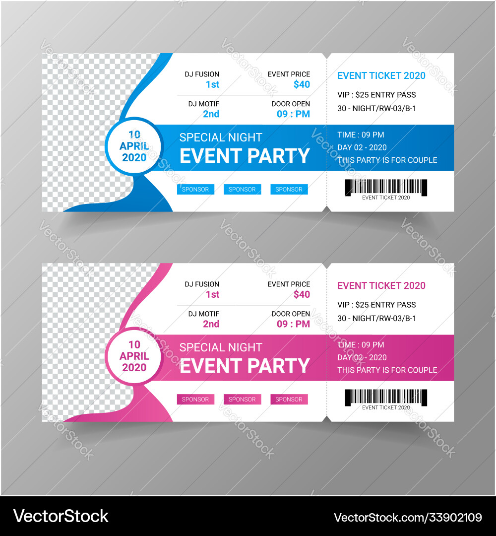 Event Ticket Design