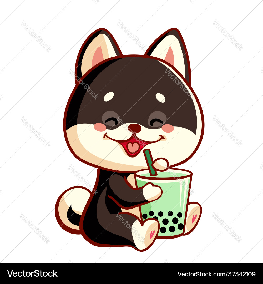 Cute boba Vector Images & Graphics for Commercial Use | VectorStock