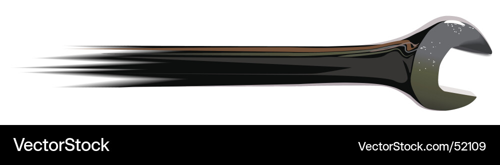 Fast Wrench Tool Royalty Free Vector Image - VectorStock