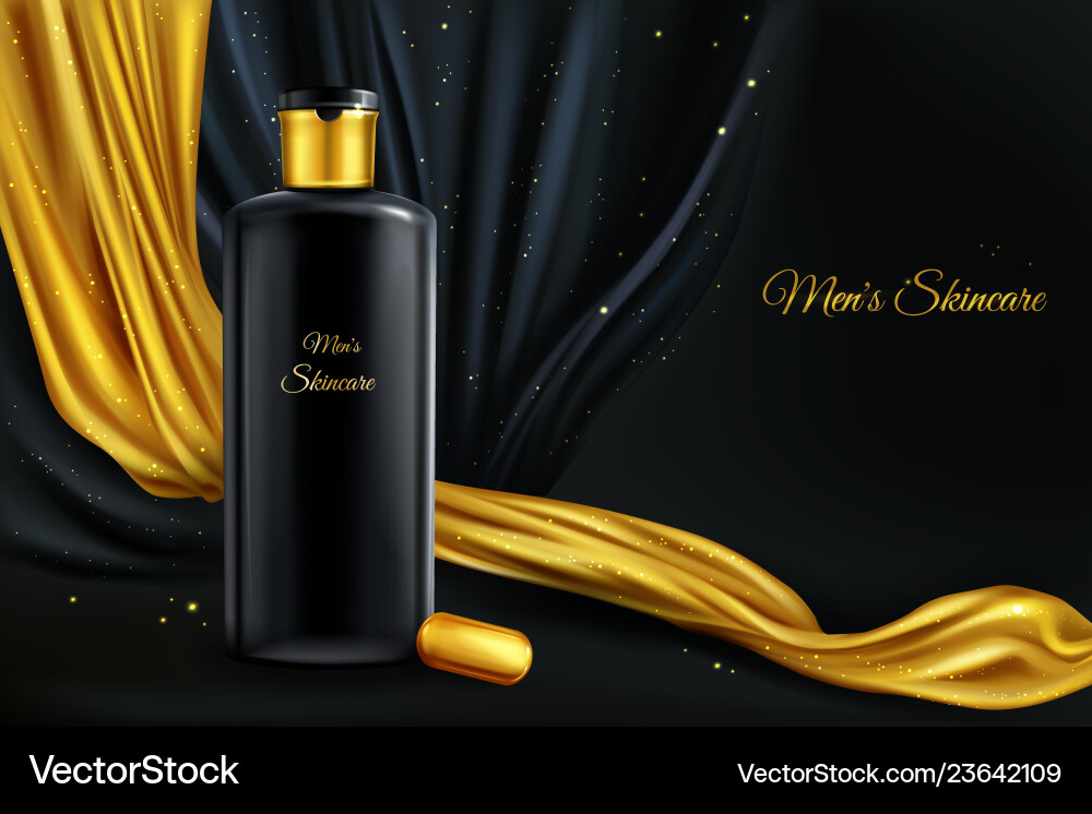 Mock up of cosmetics for men Royalty Free Vector Image
